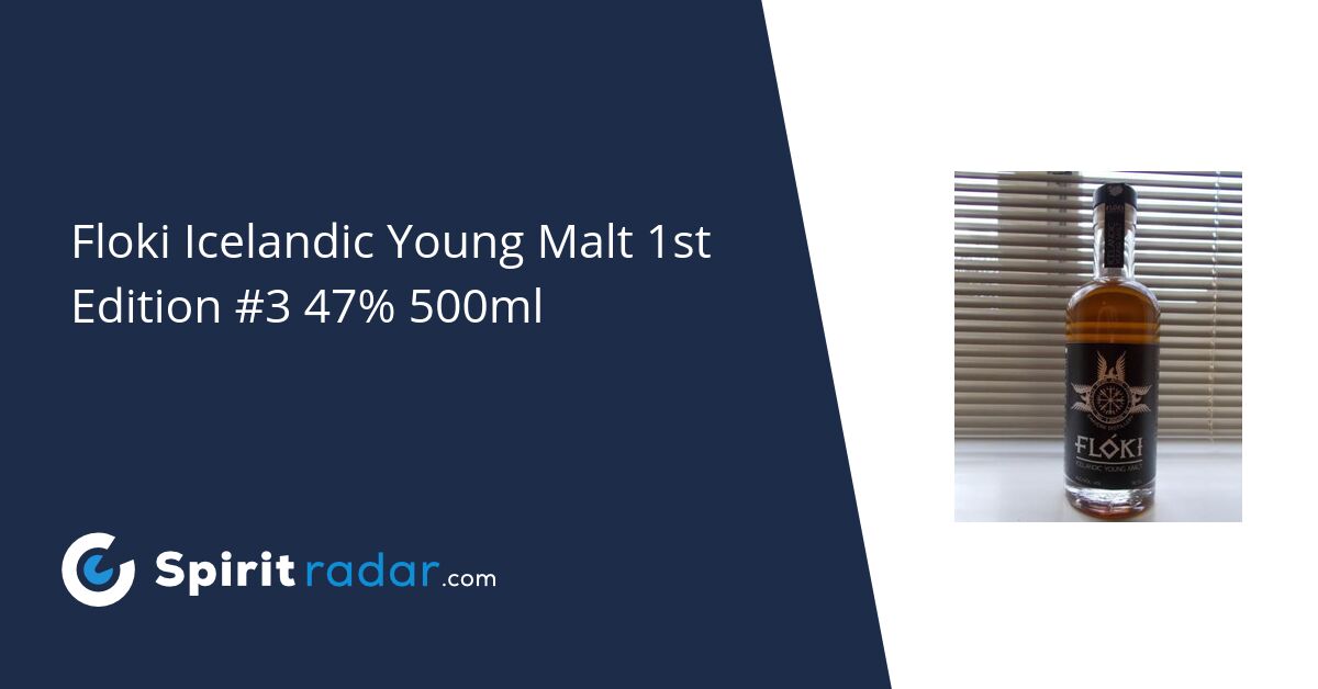 Floki Icelandic Young Malt 1st Edition #3 47% 500ml - Spirit Radar