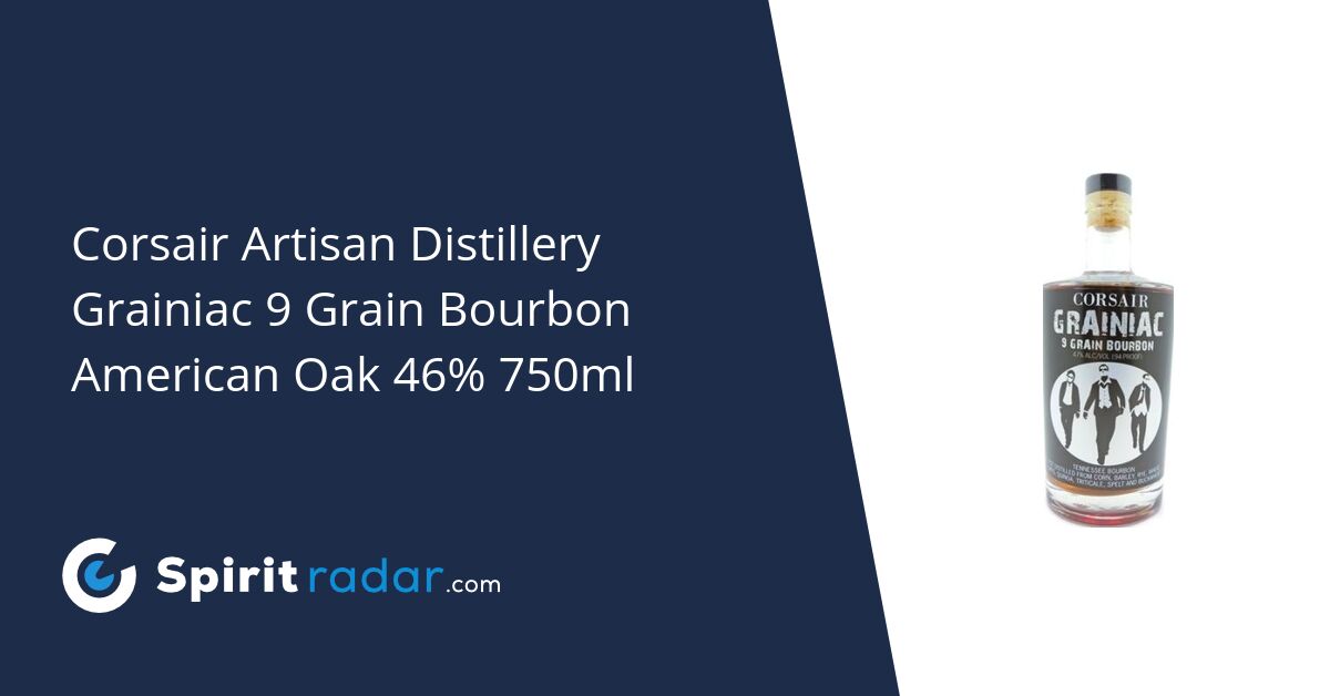 Corsair Artisan Distillery Grainiac 9 Grain Bourbon American Oak 46% ...