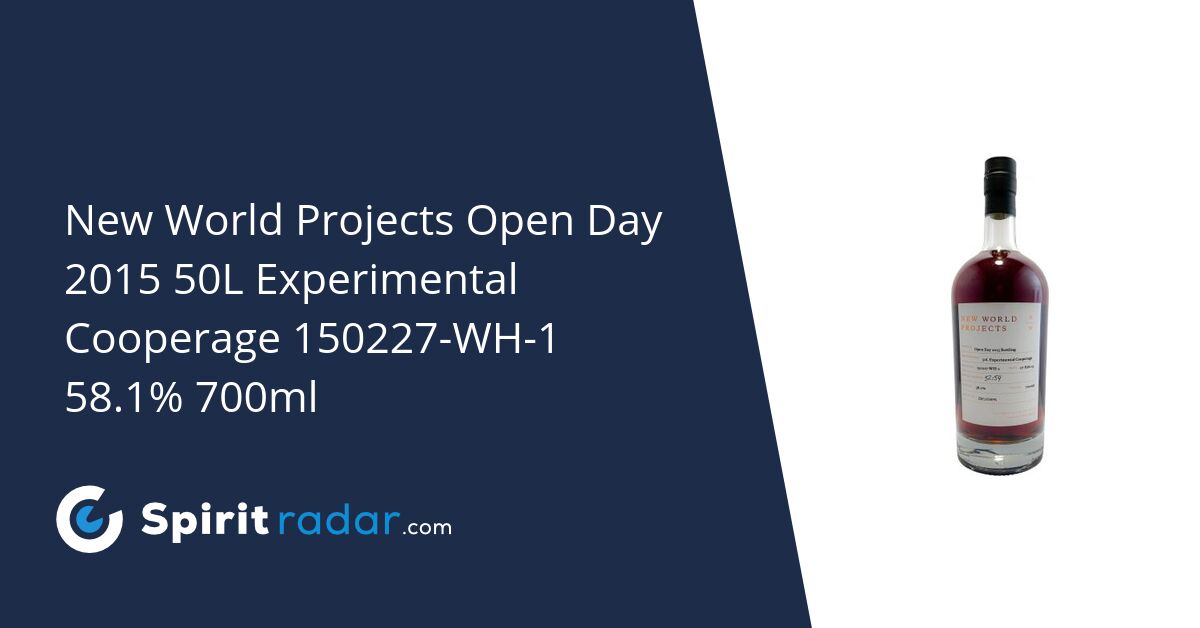 New World Projects Open Day 2015 50L Experimental Cooperage 150227-WH-1 ...