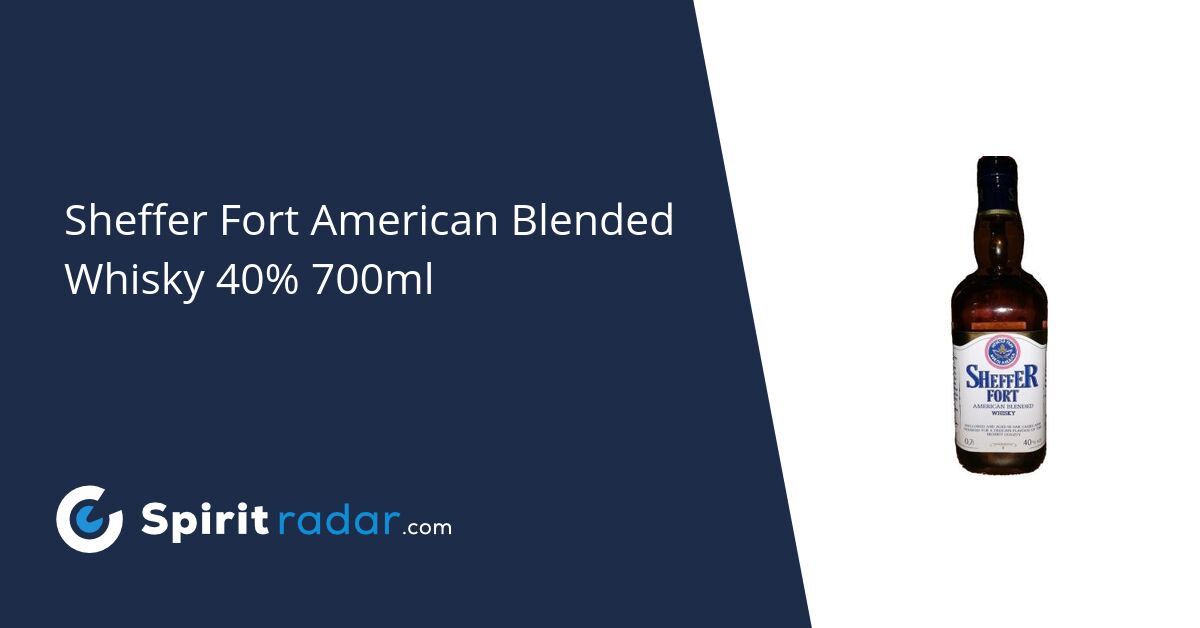 Sheffer Fort American Blended Whisky 40% 700ml - Spirit Radar