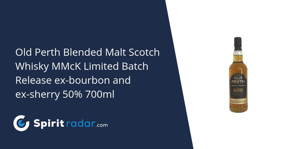 Old Perth Blended Malt Scotch Whisky MMcK Limited Batch Release ex ...