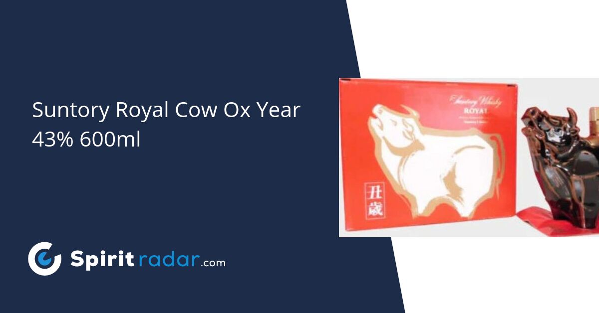 Suntory Royal Cow Ox Year 43% 600ml - Spirit Radar