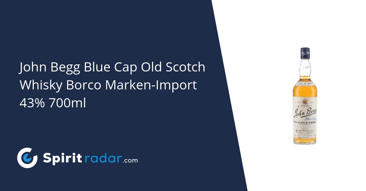 John Begg Blue Cap Old Scotch Whisky Borco Marken-Import 43% 700ml ...