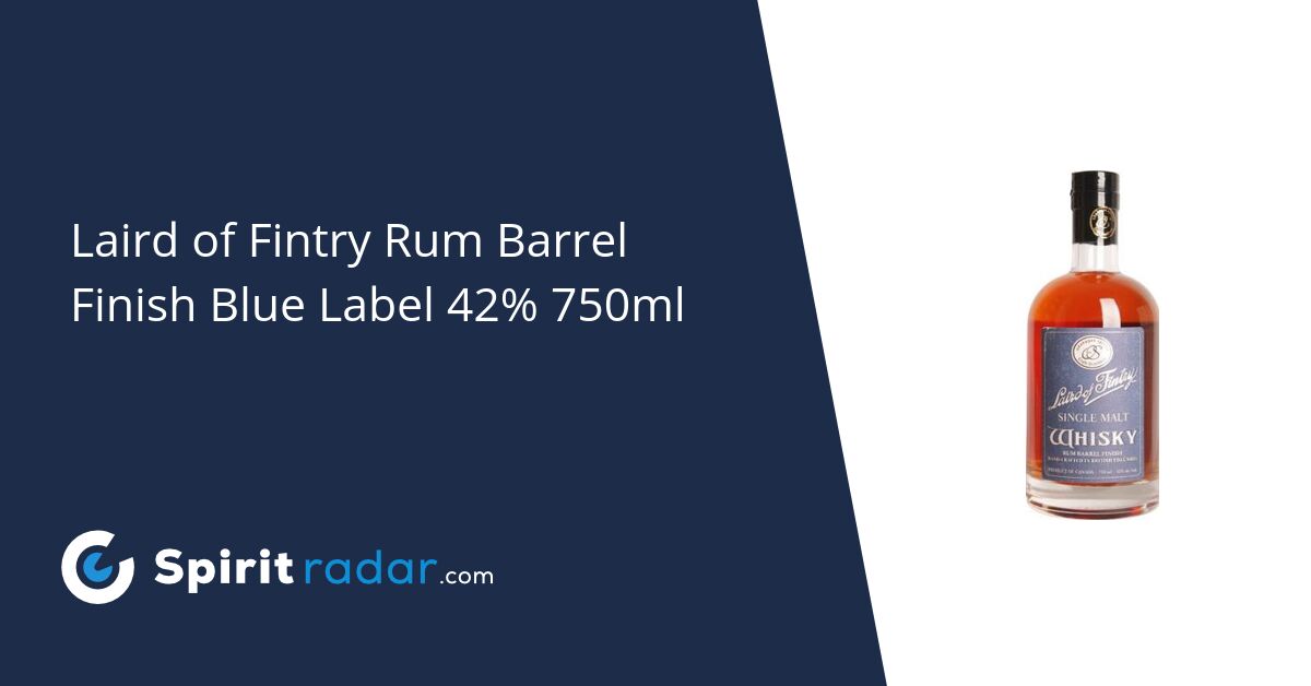 Laird of Fintry Rum Barrel Finish Blue Label 42% 750ml - Spirit Radar