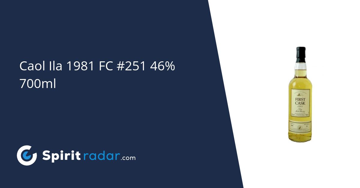Caol Ila 1981 FC #251 46% 700ml - Spirit Radar