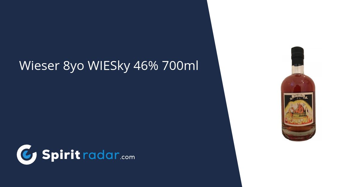 Wieser 8yo WIESky 46% 700ml - Spirit Radar
