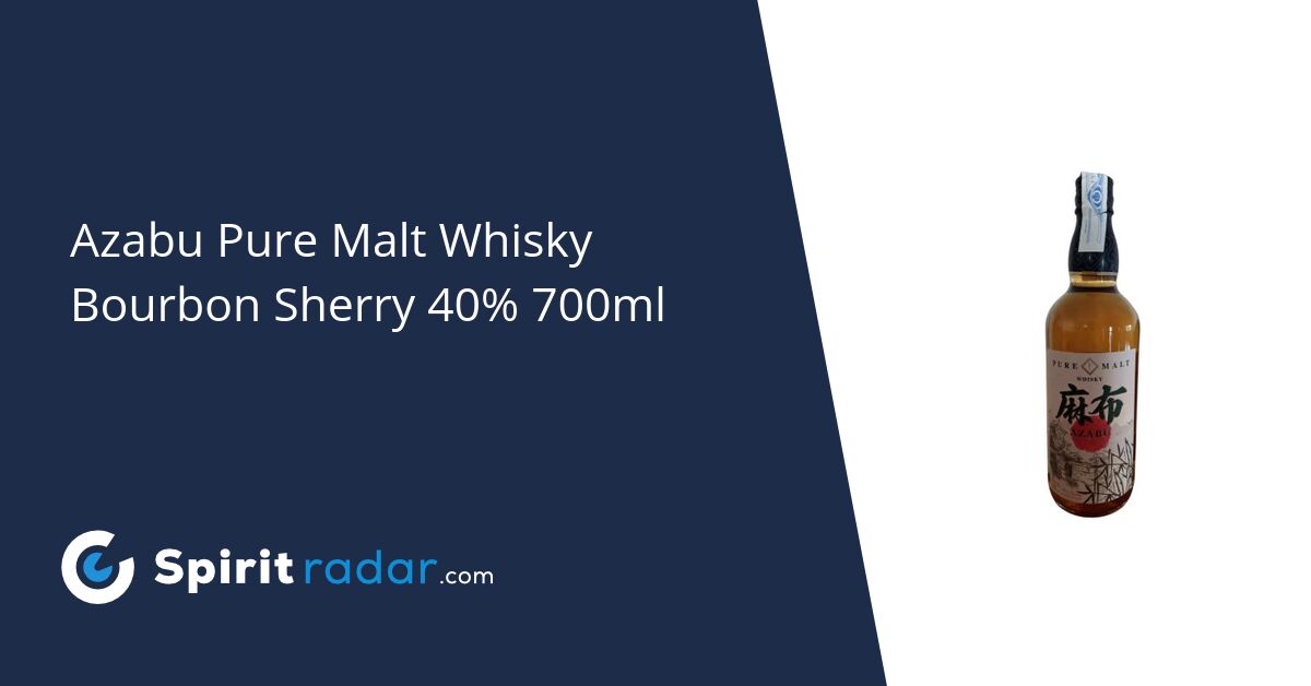 Azabu Pure Malt Whisky Bourbon Sherry 40% 700ml - Spirit Radar