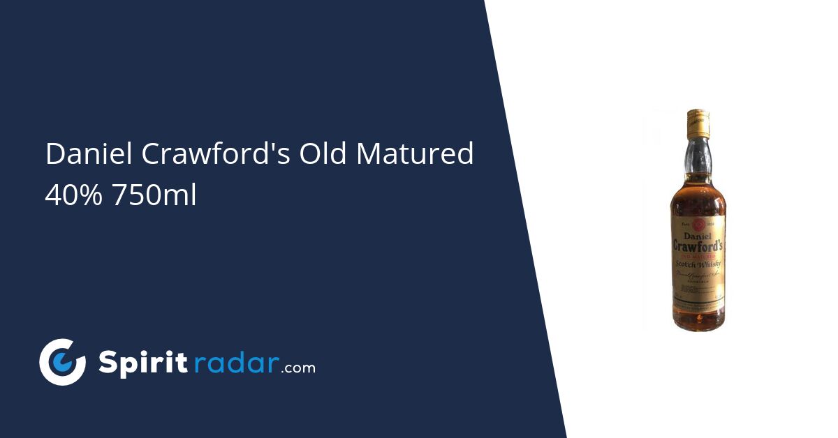 Daniel Crawford's Old Matured 40% 750ml - Spirit Radar