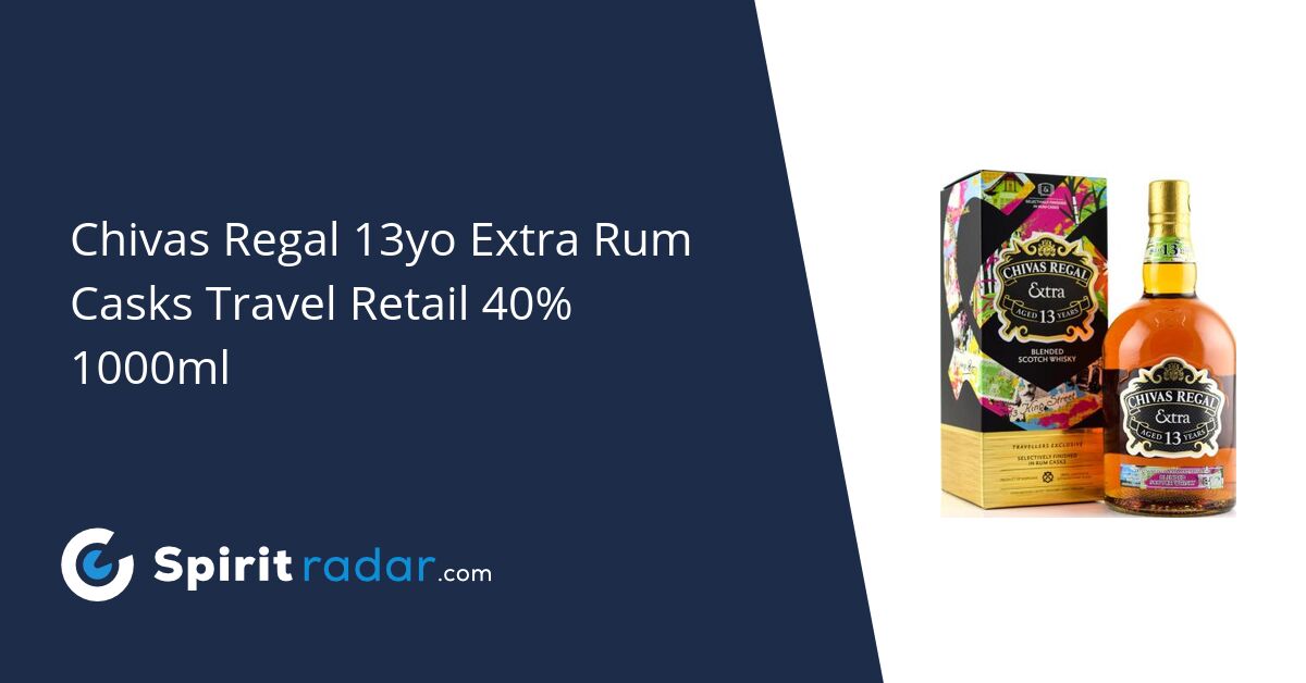 Chivas Regal 13yo Extra Rum Casks Travel Retail 40% 1000ml - Spirit Radar