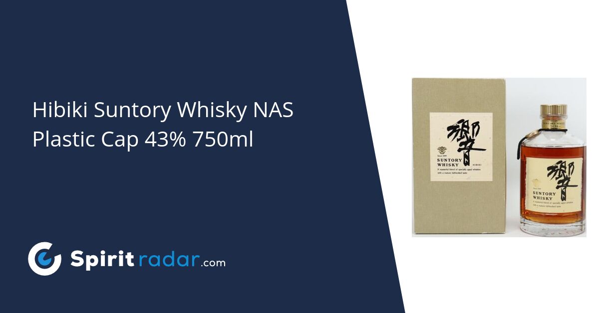 Hibiki Suntory Whisky NAS Plastic Cap 43% 750ml - Spirit Radar