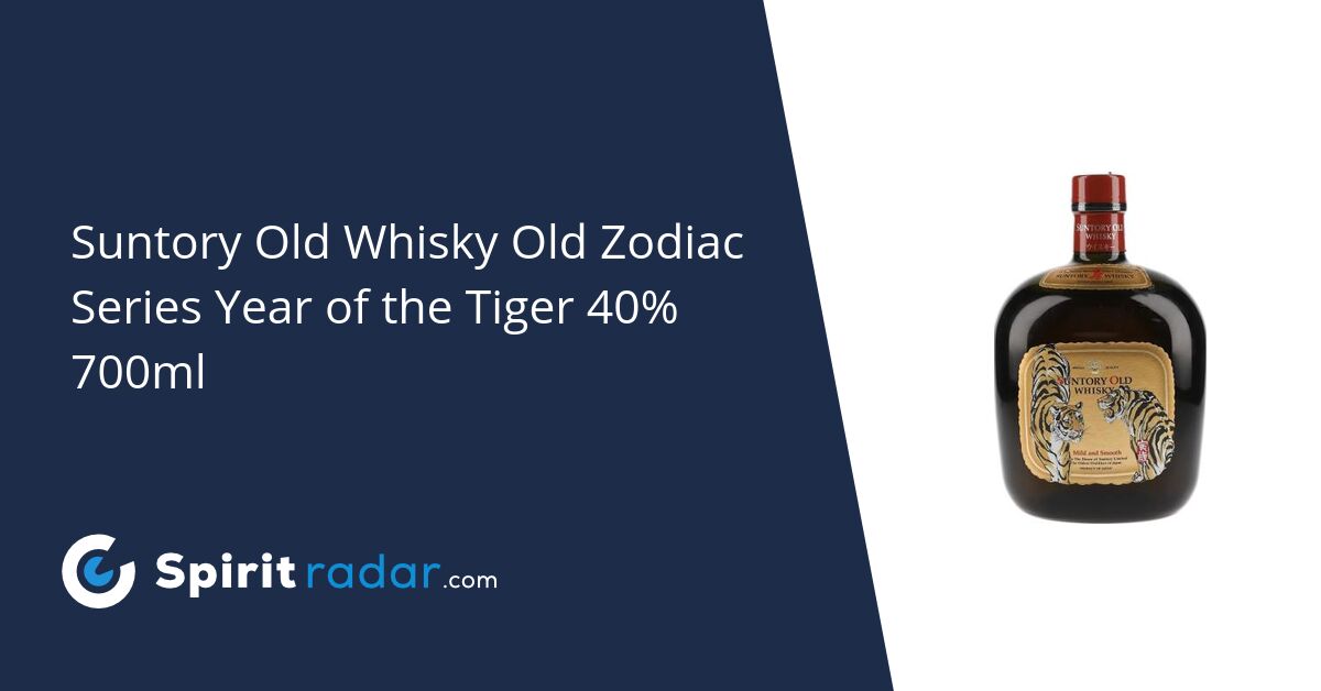 Suntory Old Whisky Old Zodiac Series Year of the Tiger 40% 700ml - Spirit Radar