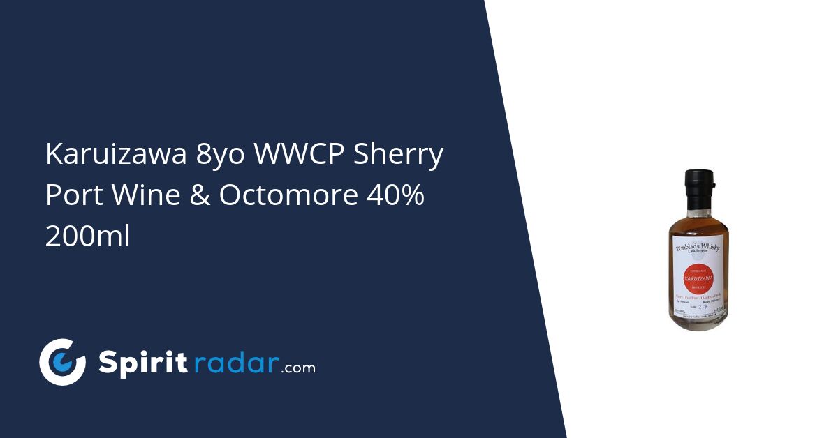 Karuizawa 8yo WWCP Sherry Port Wine & Octomore 40% 200ml - Spirit Radar