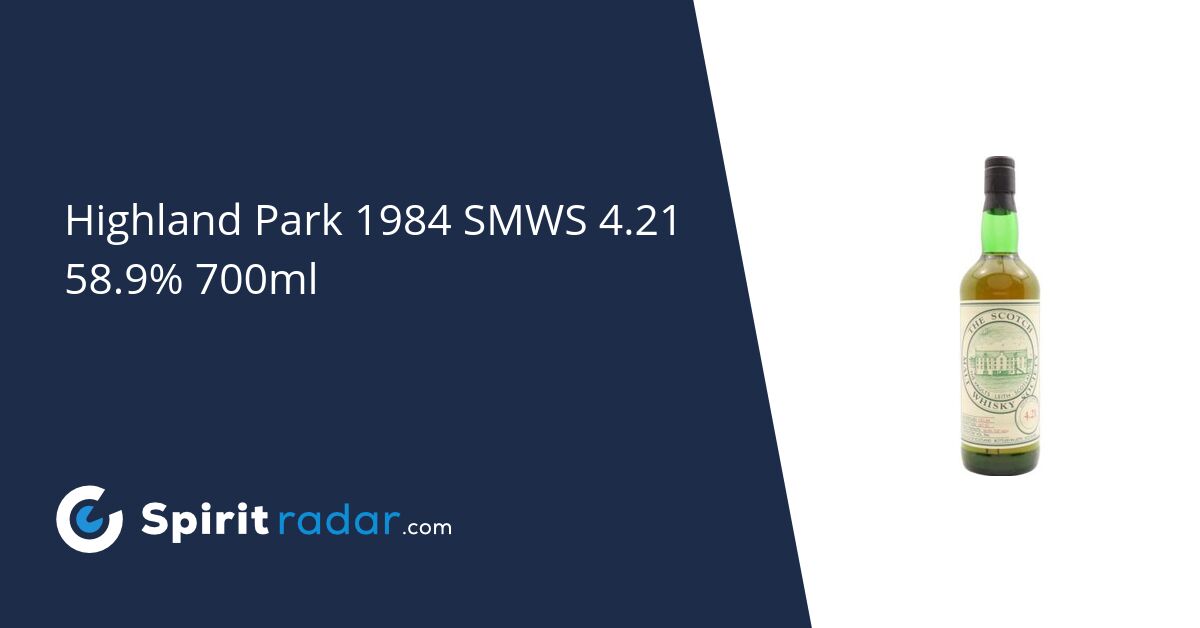 Highland Park 1984 SMWS 4.21 58.9% 700ml - Spirit Radar
