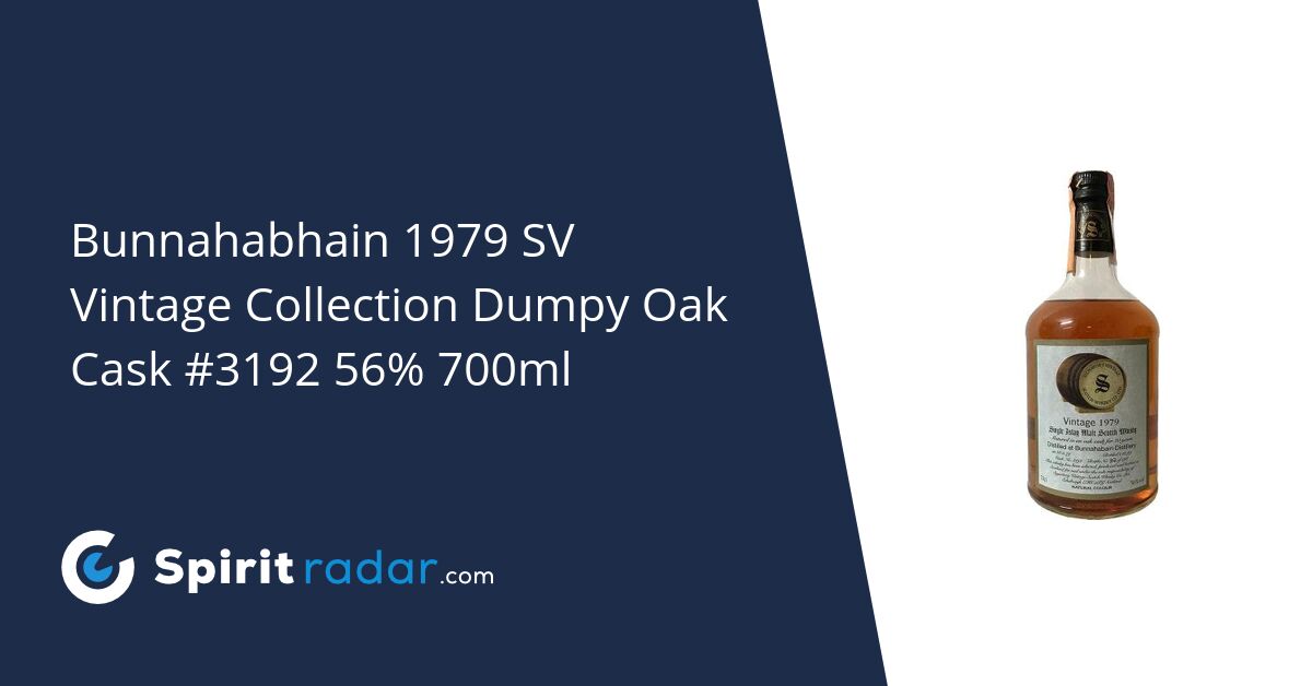 Bunnahabhain 1979 SV Vintage Collection Dumpy Oak Cask #3192 56% 700ml ...