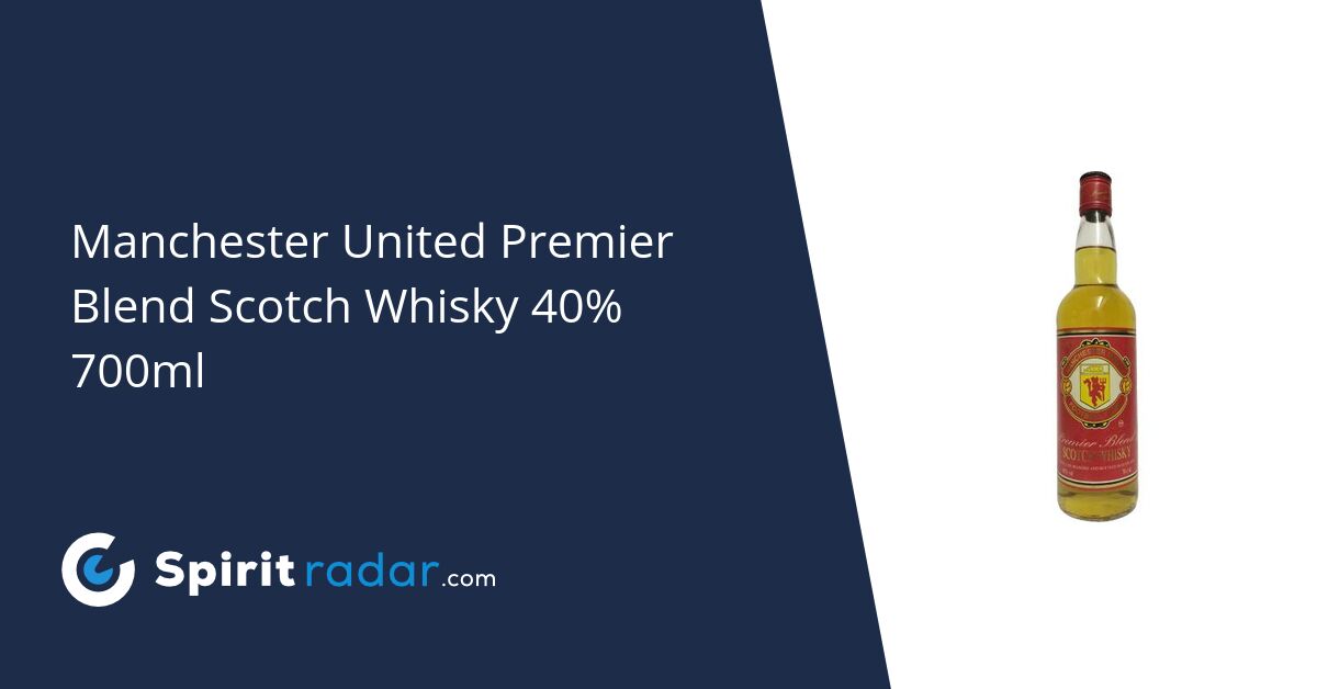 Manchester United Premier Blend Scotch Whisky 40% 700ml - Spirit Radar
