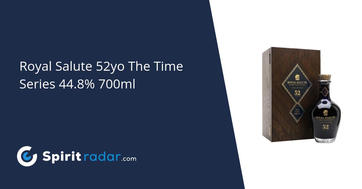 Royal Salute 52yo The Time Series 44.8% 700ml - Spirit Radar