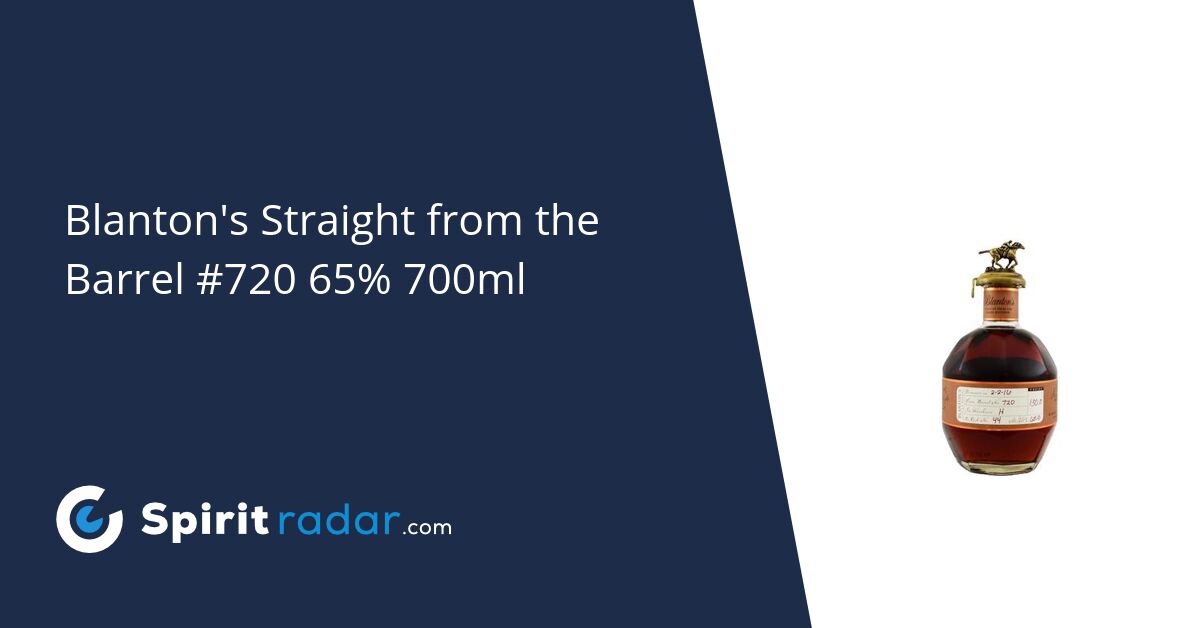 Blanton's Straight from the Barrel #720 65% 700ml - Spirit Radar