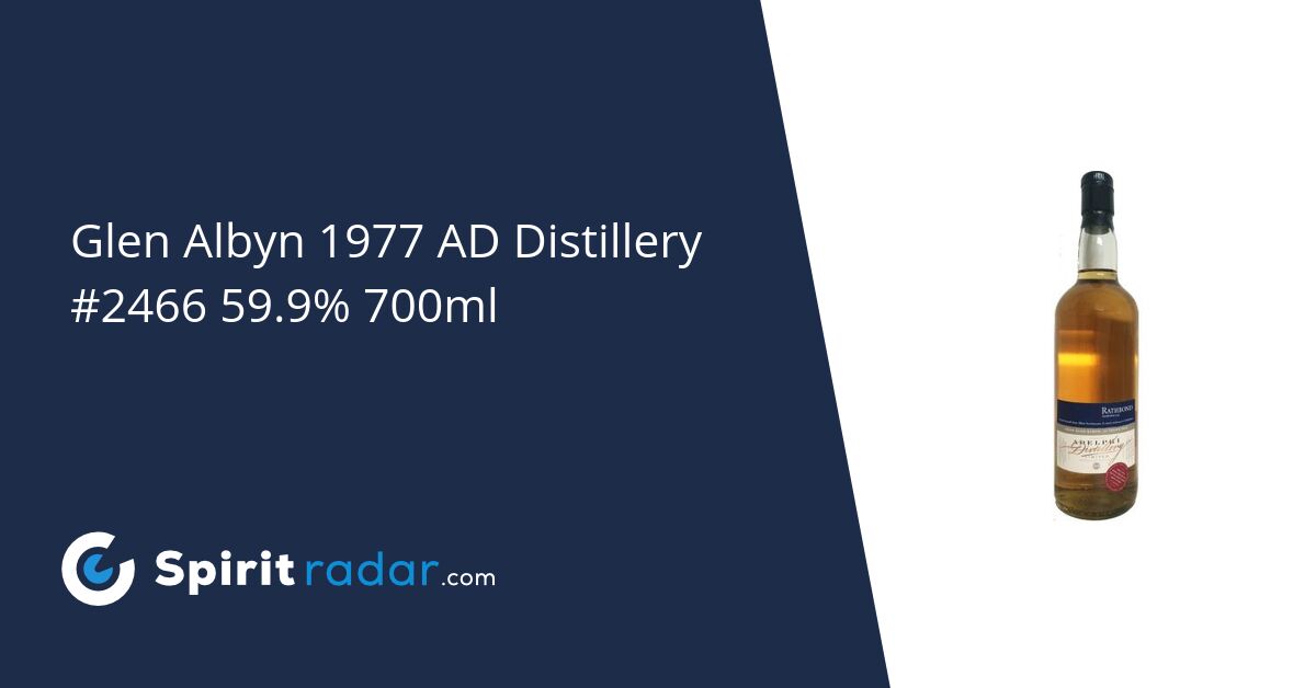 Glen Albyn 1977 AD Distillery #2466 59.9% 700ml - Spirit Radar