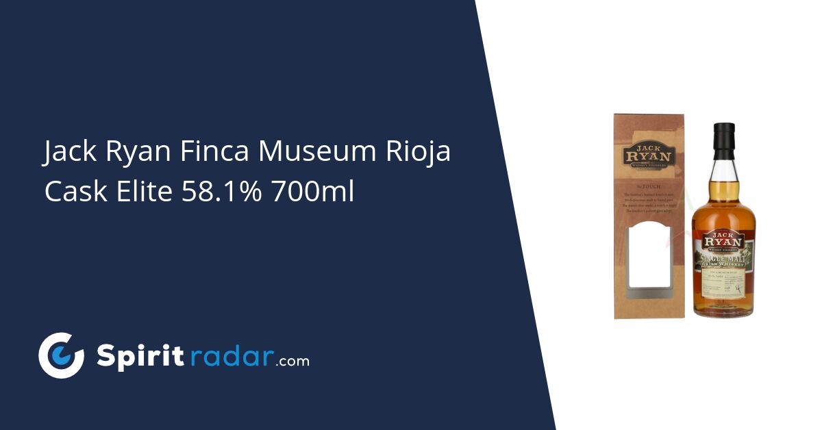 Jack Ryan Finca Museum Rioja Cask Elite 58.1% 700ml - Spirit Radar