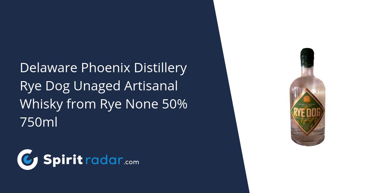 Delaware Phoenix Distillery Rye Dog Unaged Artisanal Whisky from Rye ...