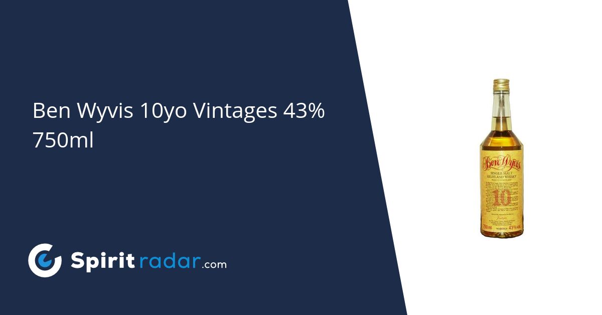 Ben Wyvis 10yo Vintages 43% 750ml - Spirit Radar