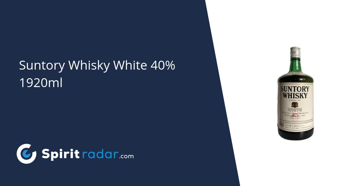 Suntory Whisky White 40% 1920ml - Spirit Radar