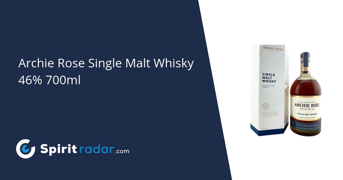 Archie Rose Single Malt Whisky 46% 700ml - Spirit Radar