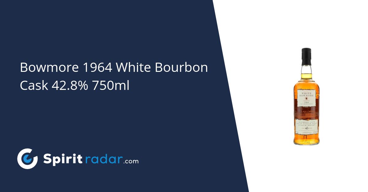Bowmore 1964 White Bourbon Cask 42.8% 750ml - Spirit Radar