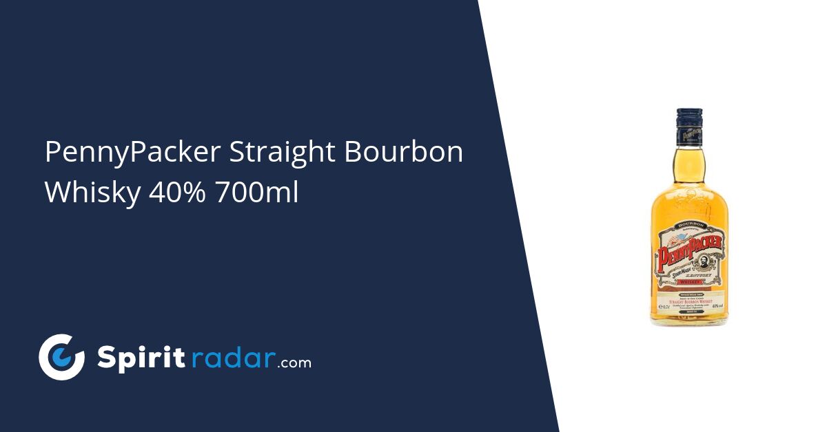 PennyPacker Straight Bourbon Whisky 40% 700ml - Spirit Radar