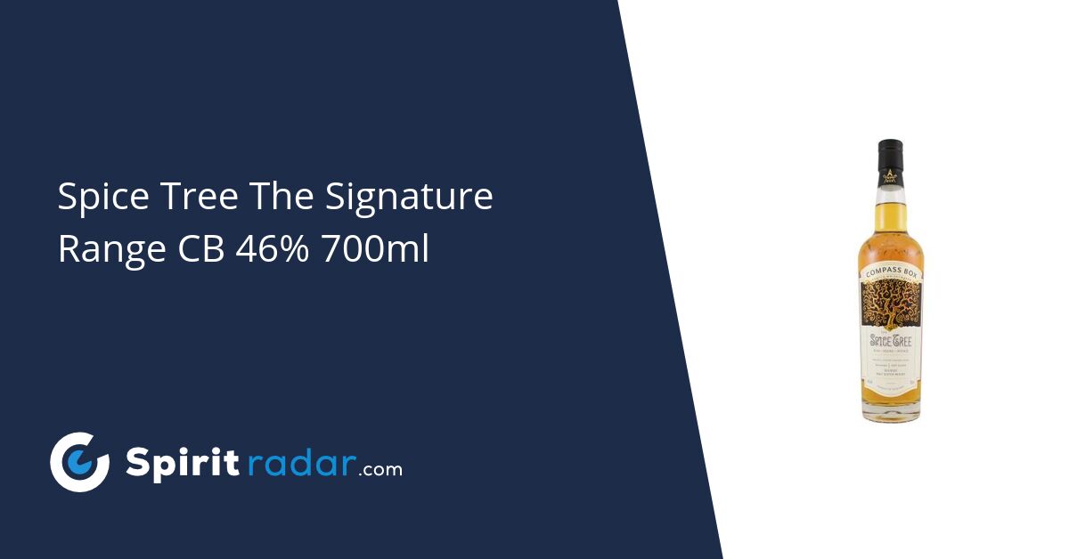 Spice Tree The Signature Range CB 46% 700ml - Spirit Radar