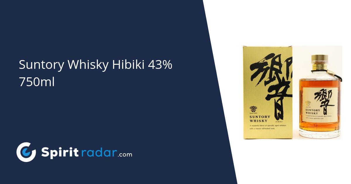 Suntory Whisky Hibiki 43% 750ml - Spirit Radar