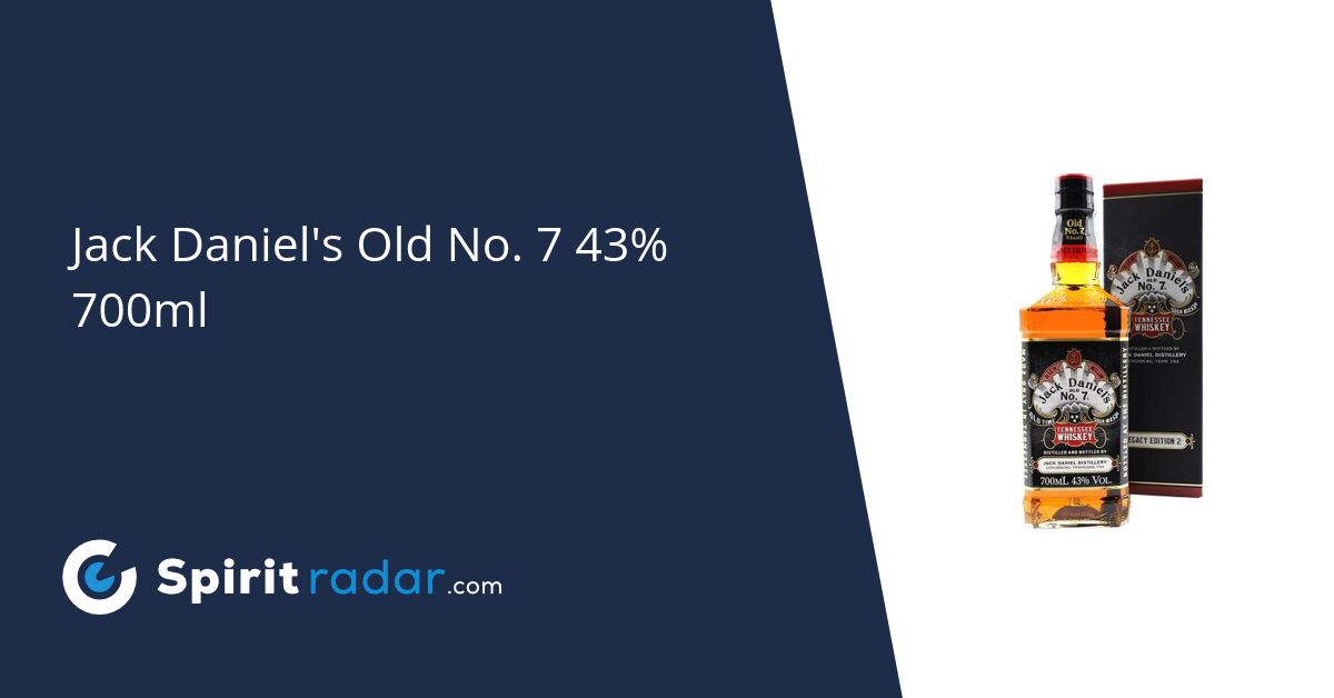 Jack Daniel's Old No. 7 Legacy Edition #2 43% 700ml - Spirit Radar