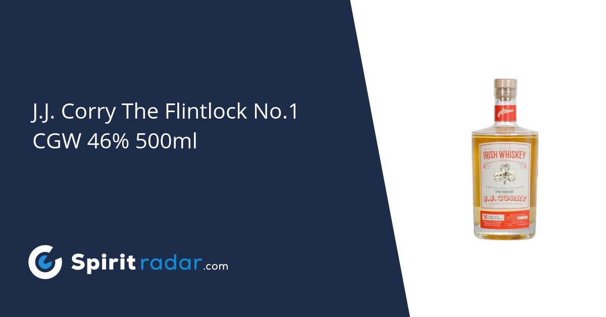 J.J. Corry The Flintlock No.1 CGW Ex-Bourbon Casks 46% 500ml - Spirit Radar