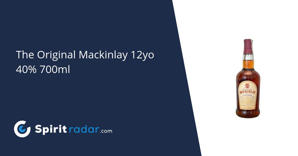 The Original Mackinlay 12yo 40% 700ml - Spirit Radar