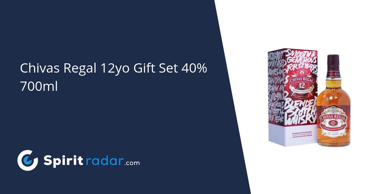 Chivas Regal 12yo Gift Set 40% 700ml - Spirit Radar