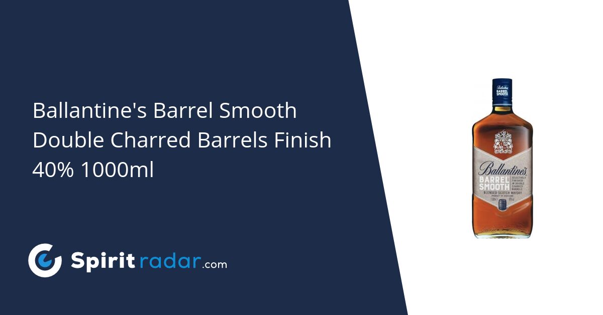 Ballantine's Barrel Smooth Double Charred Barrels Finish 40% 1000ml - Spirit Radar