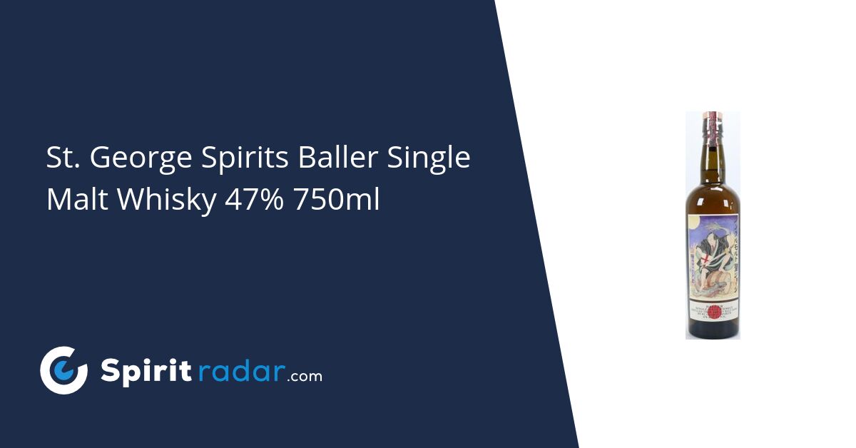 St. George Spirits Baller Single Malt Whisky 47% 750ml - Spirit Radar