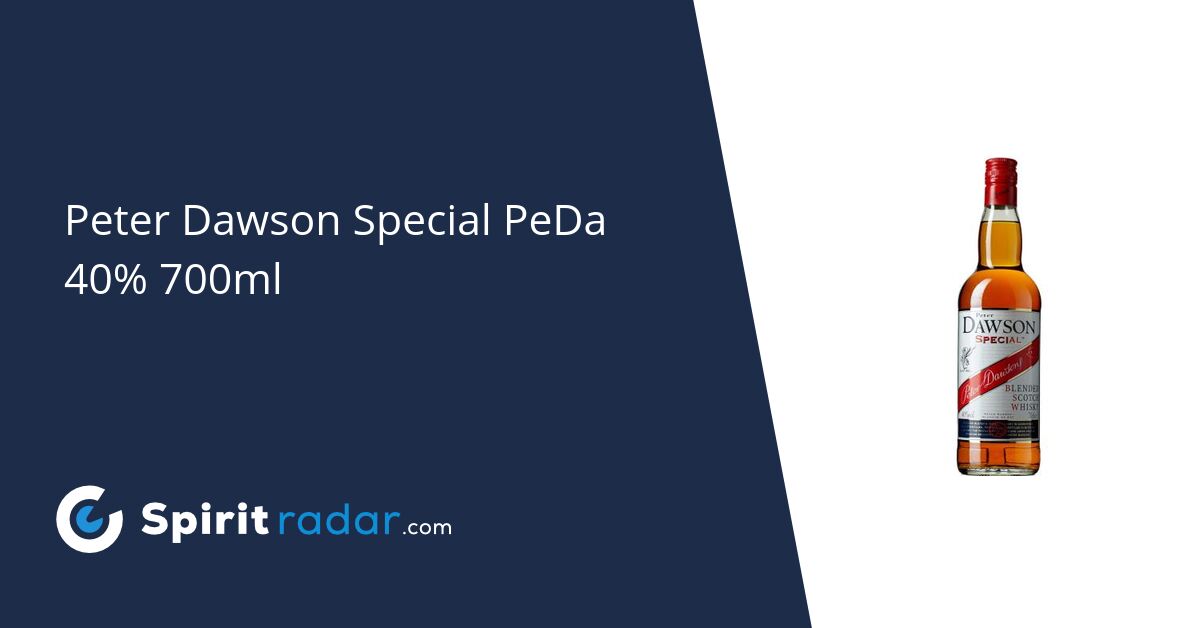 Peter Dawson Special PeDa 40% 700ml - Spirit Radar