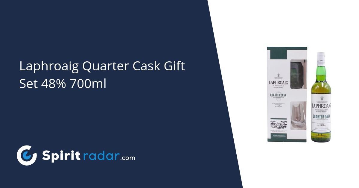 Laphroaig Quarter Cask Gift Set 48% 700ml - Spirit Radar