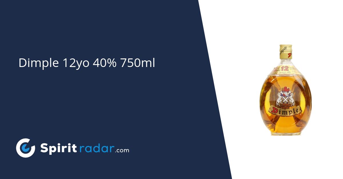 Dimple 12yo 40% 750ml - Spirit Radar