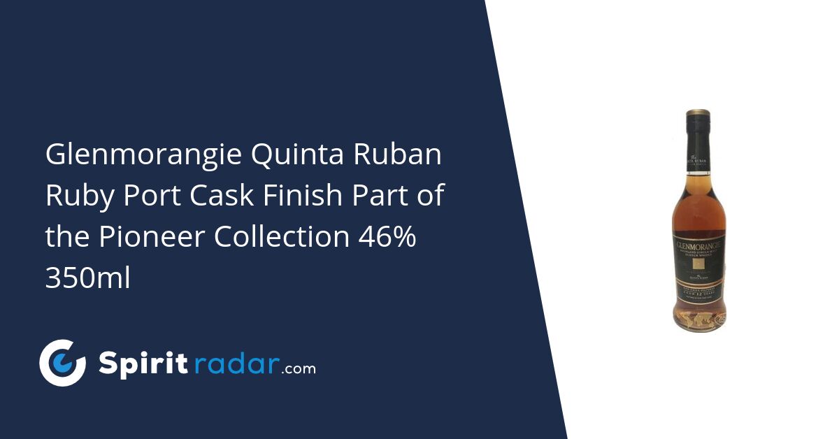 Glenmorangie Quinta Ruban Ruby Port Cask Finish Part of the Pioneer Collection 46% 350ml ...