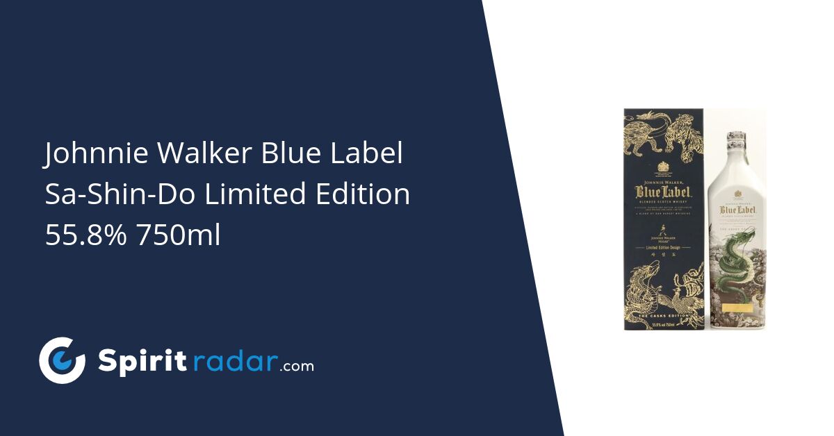 Johnnie Walker Blue Label Sa-Shin-Do Limited Edition 55.8% 750ml ...