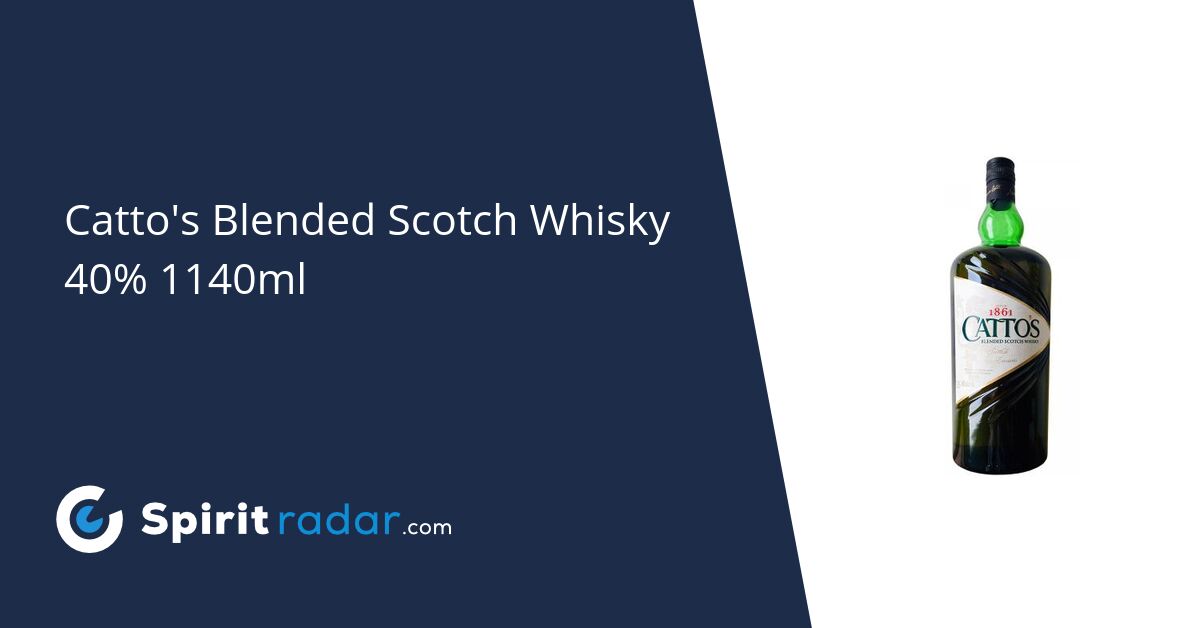 Catto's Blended Scotch Whisky 40% 1140ml - Spirit Radar
