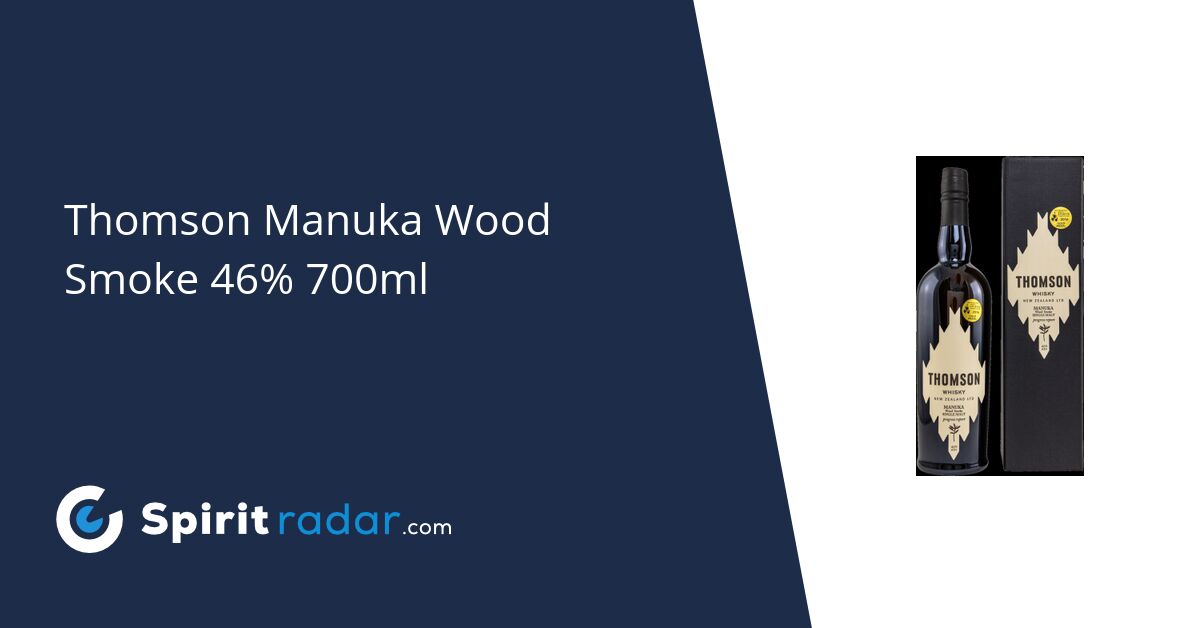 Thomson Manuka Wood Smoke 46% 700ml - Spirit Radar
