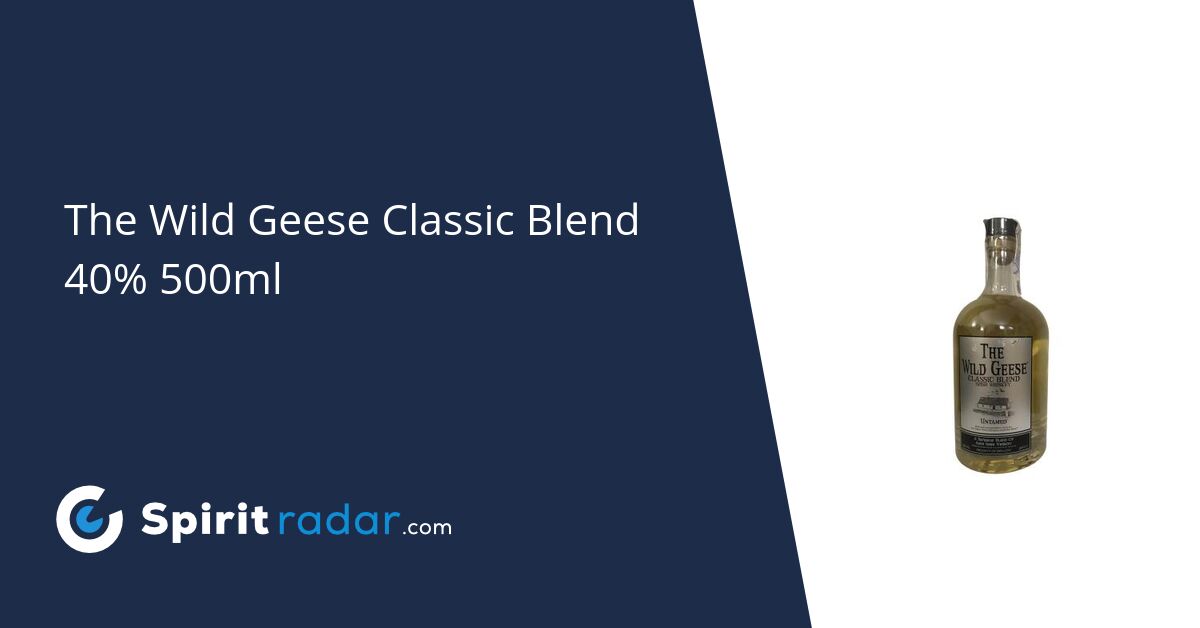The Wild Geese Classic Blend 40% 500ml - Spirit Radar