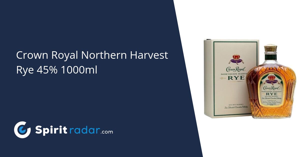 Crown Royal Northern Harvest Rye 45% 1000ml - Spirit Radar