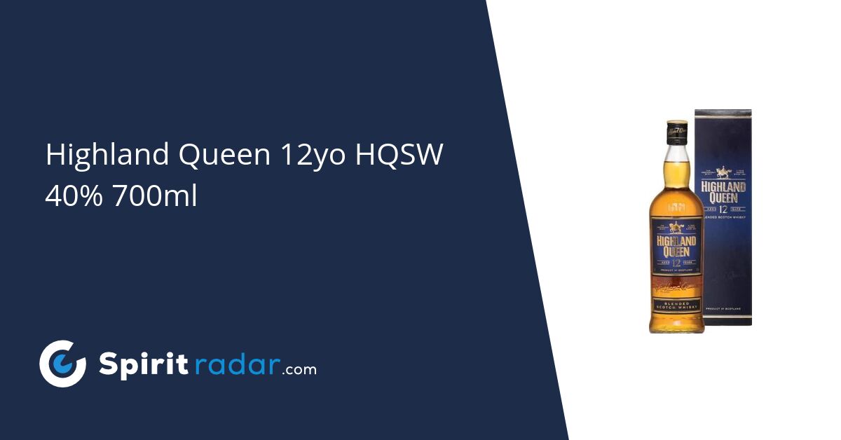 Highland Queen 12yo HQSW 40% 700ml - Spirit Radar