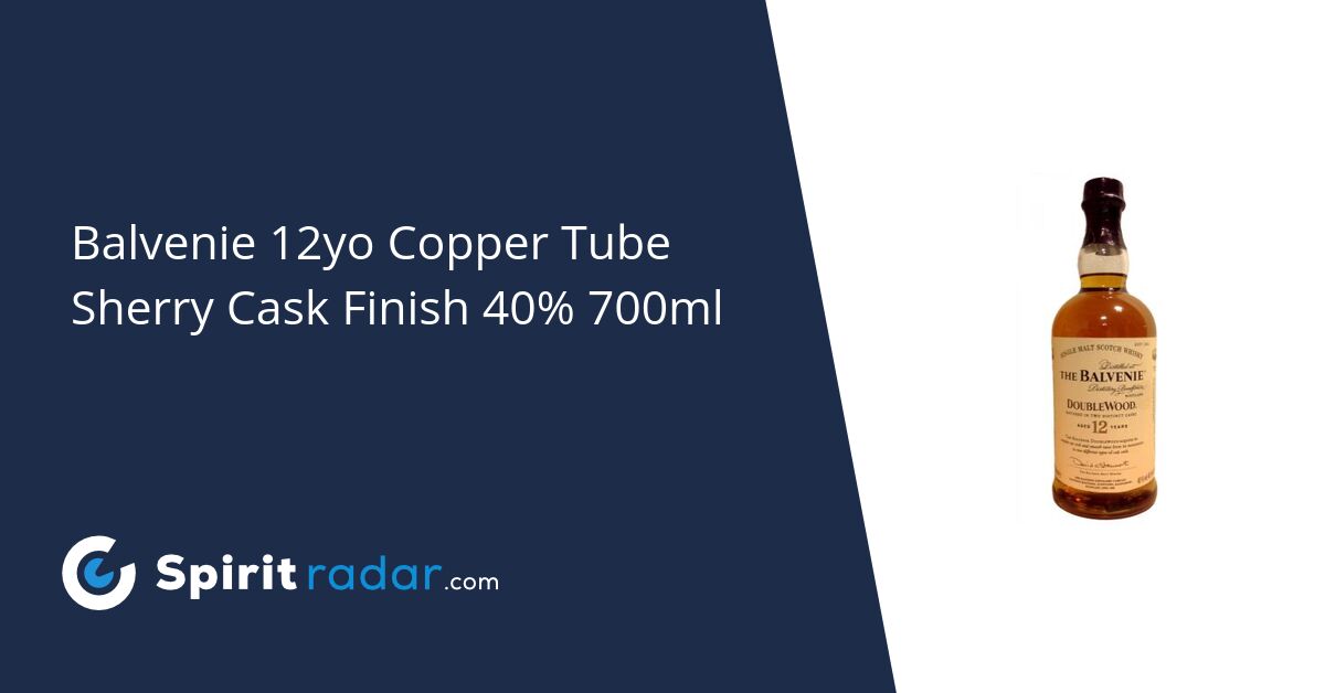 Balvenie 12yo Copper Tube Sherry Cask Finish 40% 700ml - Spirit Radar