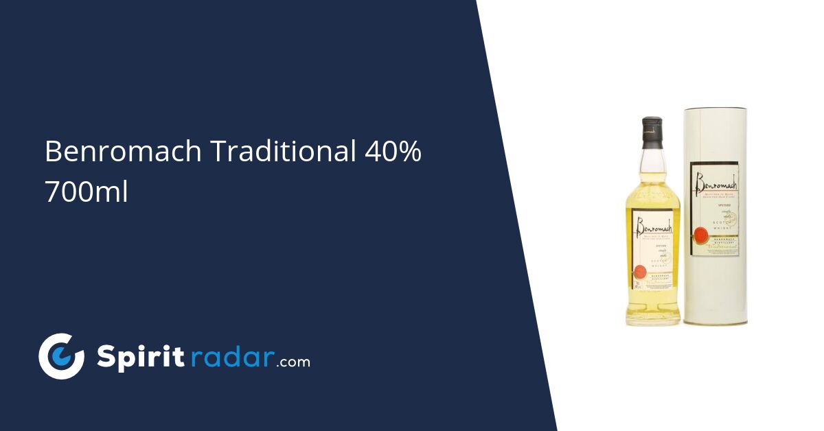 Benromach Traditional 40% 700ml - Spirit Radar