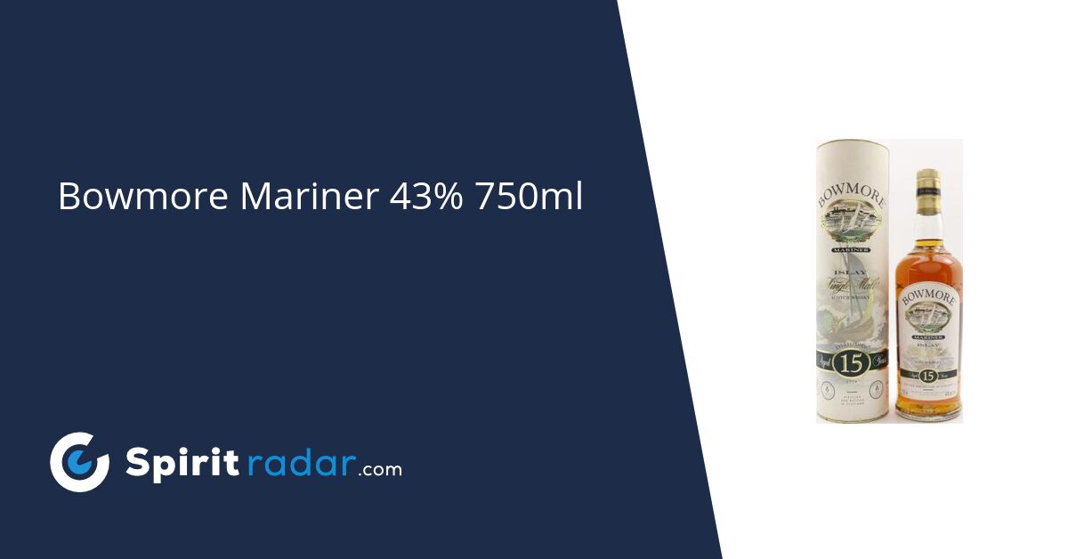 Bowmore Mariner 43% 750ml - Spirit Radar